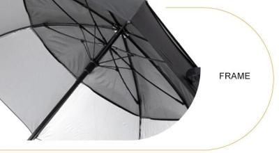 Chine Pongé ouvert automatique de TUV RPET parapluie de deux couches à vendre