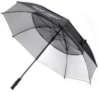 China TUV Auto Open RPET Pongee Two Layer Golf Umbrella 130cm 8 Ribs for sale
