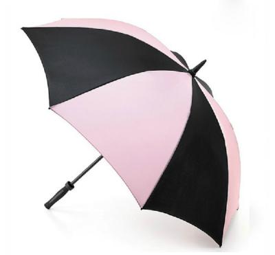 China Manual Open Windproof Pongee Straight Handle Umbrella Women Design for sale