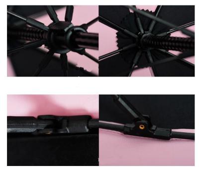 China Manual Open Windproof Pongee Straight Handle Umbrella Women Design for sale