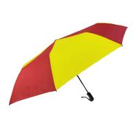 China TUV Certified Foldable Polyester 190T Windproof Mens Umbrella 21inch 8 Panels for sale