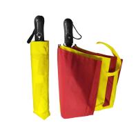 China TUV Certified Foldable Polyester 190T Windproof Mens Umbrella 21inch 8 Panels for sale
