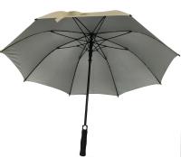 China 130cm Diameter Auto Open RPET Pongee Golf Umbrella with UV Coating for sale