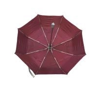 China Windproof UV Protection Pongee Automatic 3 Fold Umbrella 21 Inch 8 Panels for sale