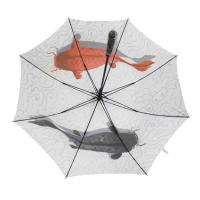 China Custom Printed Pongee Automatic Golf Umbrella 27 Inch 8 Panels BV Approved for sale