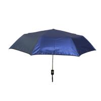 China OEM 190T Polyester Windproof Automatic Folding Umbrella 21 Inch 8 Panels for Business for sale