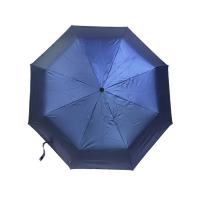 China OEM 190T Polyester Windproof Automatic Folding Umbrella 21 Inch 8 Panels for Business for sale