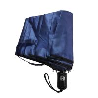 China OEM 190T Polyester Windproof Automatic Folding Umbrella 21 Inch 8 Panels for Business for sale