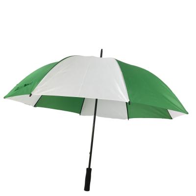 China AZO Free 190T Polyester Manual Open Golf Umbrella With EVA Handle for sale