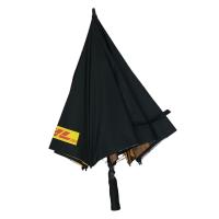 China 130cm Windproof RPET Pongee Double Layer Golf Umbrella Auto Open Fiberglass Shaft for sale