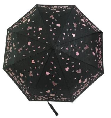 China BSCI 190T Polyester Fabric Magic Printing Three Folding Umbrella for sale