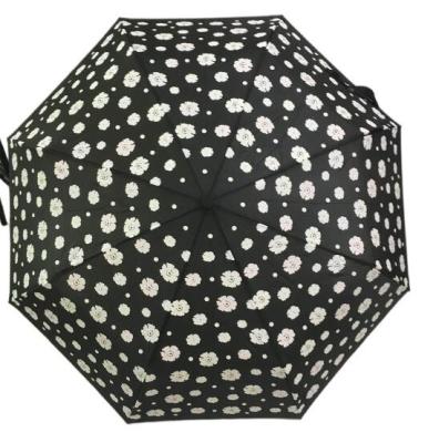 China BSCI 190T Polyester Fabric Magic Printing Three Folding Umbrella for sale