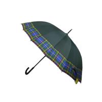 China OEM 24K Straight Windproof Umbrella 23 inch 25 inch Long Handle Custom Logo for sale