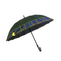 China OEM 24K Straight Windproof Umbrella 23 inch 25 inch Long Handle Custom Logo for sale