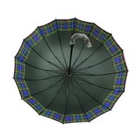 China OEM 24K Straight Windproof Umbrella 23 inch 25 inch Long Handle Custom Logo for sale