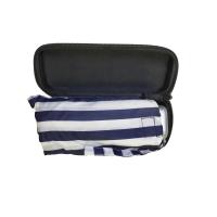 China Japanese Style Foldable Pongee Umbrella 21 Inch Auto Open Close with EVA Case for sale
