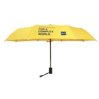 China 190T Nylon Fabric Automatic Open Close Windproof Foldable Umbrella 95cm Diameter 375g for sale