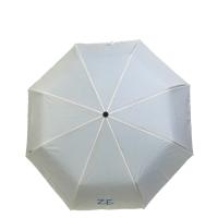 China Auto Open Close 190T Pongee Double Layer Folding Umbrella 21 Inch Metal Ribs for sale