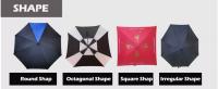 China Windproof Auto Open 30 60 Pongee Sublimation Golf Umbrella Custom Logo for sale