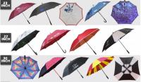 China Windproof Auto Open 30 60 Pongee Sublimation Golf Umbrella Custom Logo for sale