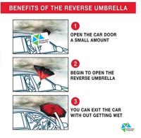 China Double Layer C Handle Windproof Reverse Inverted Umbrella for sale
