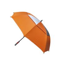 China Double Layers 27 Inch Golf Umbrella Auto Open Windproof with Custom Logo for sale