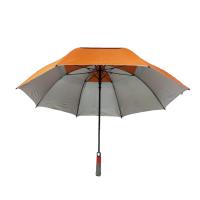 China Double Layers 27 Inch Golf Umbrella Auto Open Windproof with Custom Logo for sale
