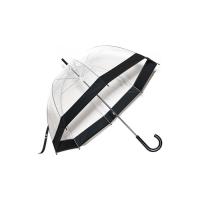China Transparent Dome Shape Automatic PVC Apollo Umbrella 23 Inch 8K Custom Logo for sale