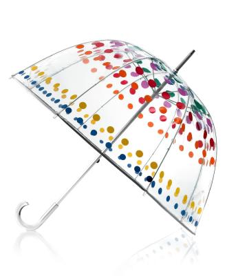 China Weatherproof Transparent Bubble Umbrella With J Hook Handle for sale