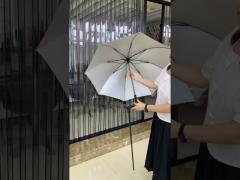 Personalized Outdoor Pongee Umbrella with Windproof Metal and Fiberglass Ribs