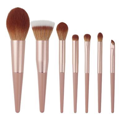 China Smudge Brush Smudge Brush Luxury Rainbow 10 pcs Real make up brush Techniques Professional Makeup Brushes Set Custom Logo High Quality with Packaging Box for sale