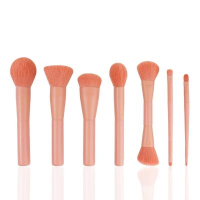 China Smudge Brush Smudge Brush Double-ended Complexion Perfection Makeup Brush 7PCS-Foundation Eyeshadow Coutour brushes Soft makeup brushes set for sale