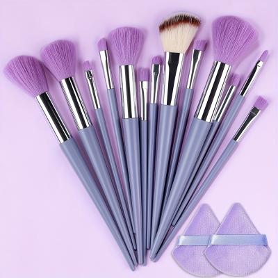 China Smudge Brush Smudge Brush 13Pcs Makeup Brush Set Soft Fluffy Professional Cosmetic Foundation Powder Eyeshadow Kabuki Blending Make Up Brush Beauty Tool W for sale