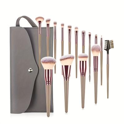 China Smudge Brush Smudge Brush 15pcs Professional Makeup Brushes Set Bag Foundation Eyelash Eyebrow Eyeshadow Cosmetic Make Up Tool Makeup Brush Tool Set for sale