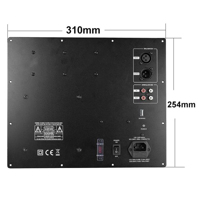 SUB-1000DSP Subwoofer Amplifier remote control