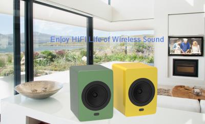 China OEM Bluetooth Bookshelf Speakers Built In High Power Amplifier For Home Audio System for sale