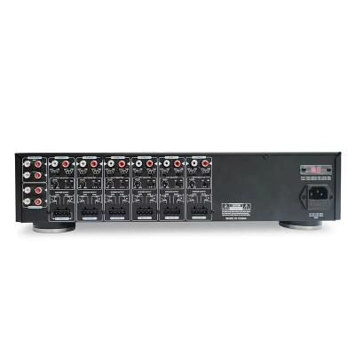 China 1000 Watts Multi Channel Amplifiers Integrated 6 Zone 12 Channels Home Distributed Audio Amplifiers for sale