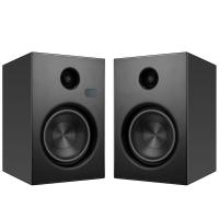 China Wooden Enclosure Studio Monitor Speaker Bluetooth Powered Active Bookshelf Speakers 2.0 for sale