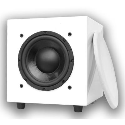 China 300W MDF Cabinet Subwoofer Speaker Powered High Excursion Class D Amplifier Low Resonance for sale