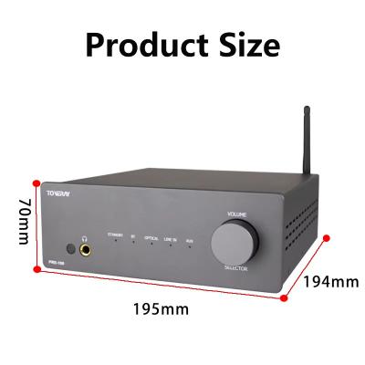 China 100W Bluetooth Receiver Amplifier 2.1 Channel Class D Hi Fi Mini Stereo Audio Power Amp for sale