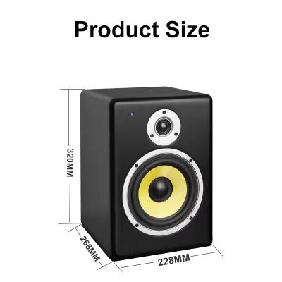 中国 A6 アクティブスタジオモニター 6.5インチウーファー 50W RMS バイアンプ 販売のため