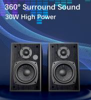 China 30W Bluetooth Bookshelf Speakers with Remote Control for sale