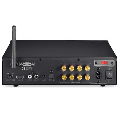 China 5 Channel Multi Channel Amplifier with Bluetooth 5.0 and 400W Peak Power for Home Theater for sale