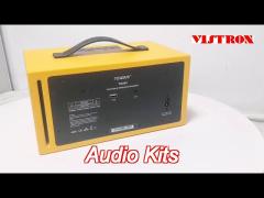 Porta-voz Bluetooth Porta-voz Bluetooth de alta potência Armário de madeira Desktop Sytlish Bateria incorporada
