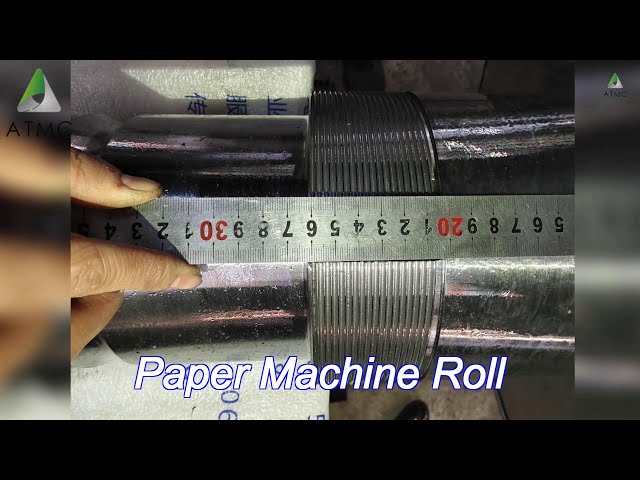 Rollo di formazione di superfici porose per macchine da carta (Rolle zur Aufbereitung von porösen Oberflächen für Papiermaschinen)