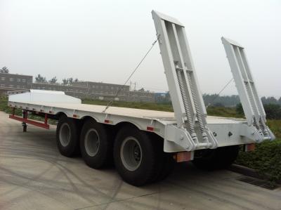 Cina Trasporto del rimorchio basso del letto piano di iso ccc del macchinario di costruzione con 3 assi di FUWA, assi di BPW in vendita