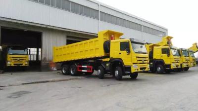 中国 大きい国HOWO 6X4のユーロIIIの荷を下すことのための赤く頑丈なダンプ トラック 販売のため