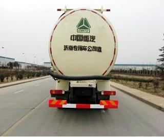 Cina Capacità di carico dell'autotreno del cemento di 3 degli assi autocisterne delle polveri sfuse 30 tonnellate - 100 tonnellate in vendita