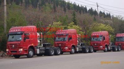 Cina Camion Sinotruck di Howo 6 x 2 del motore primo di ZZ4257N3237CZ motore capo 420HP, guida a sinistra del trattore in vendita