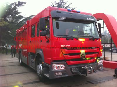 Cina L'estinzione di incendio di SINOTRUK trasporta HOWO su autocarro 4x2 6m3 con il carro armato EURO2/3/4 della schiuma in vendita